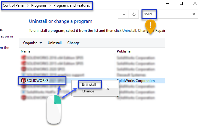How to uninstall SOLIDWORKS from your workstation – PLM Group Support ...