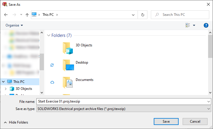 Archiving SolidWorks Electrical projects – PLM Group Support Center